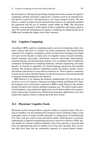 cognitive computing for electronic medical record | PDF