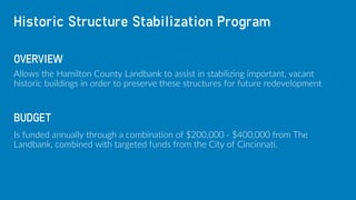 Historic Restoration & Stabilization by The Port | PPT