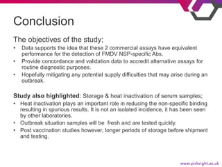 Results from a Interlaboratory exercise to evaluate NSP kits (C ...