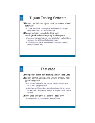 10. testing fungsional | PDF