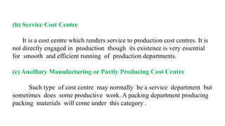 Types of responsibility centres | PPTX