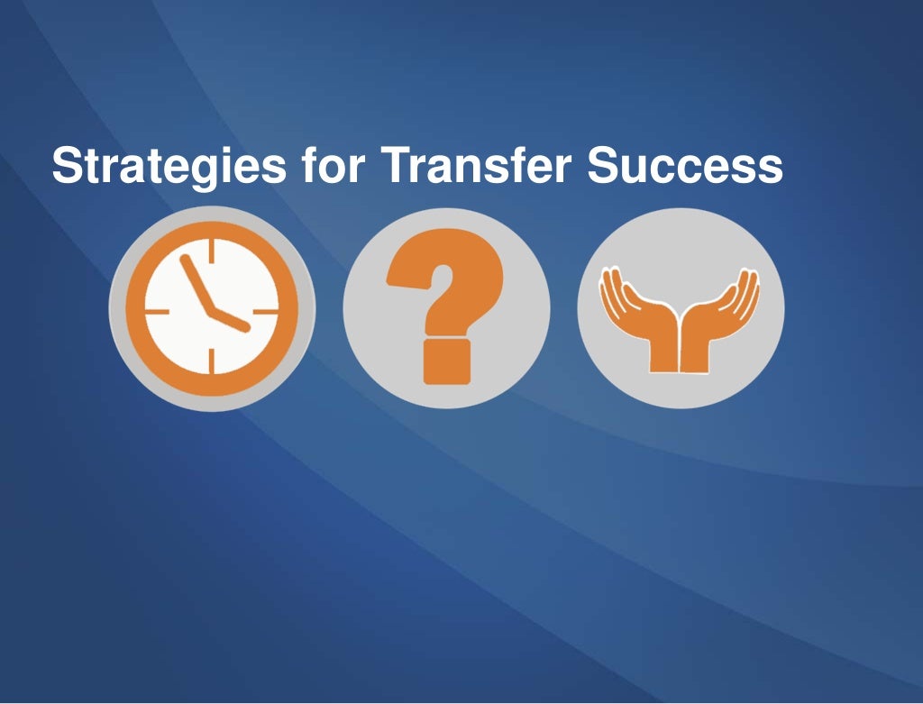 The Secret to Learning Transfer Success: Introducing Three Practical
