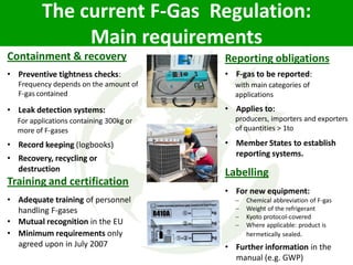 The EU F-Gas Regulation | PDF