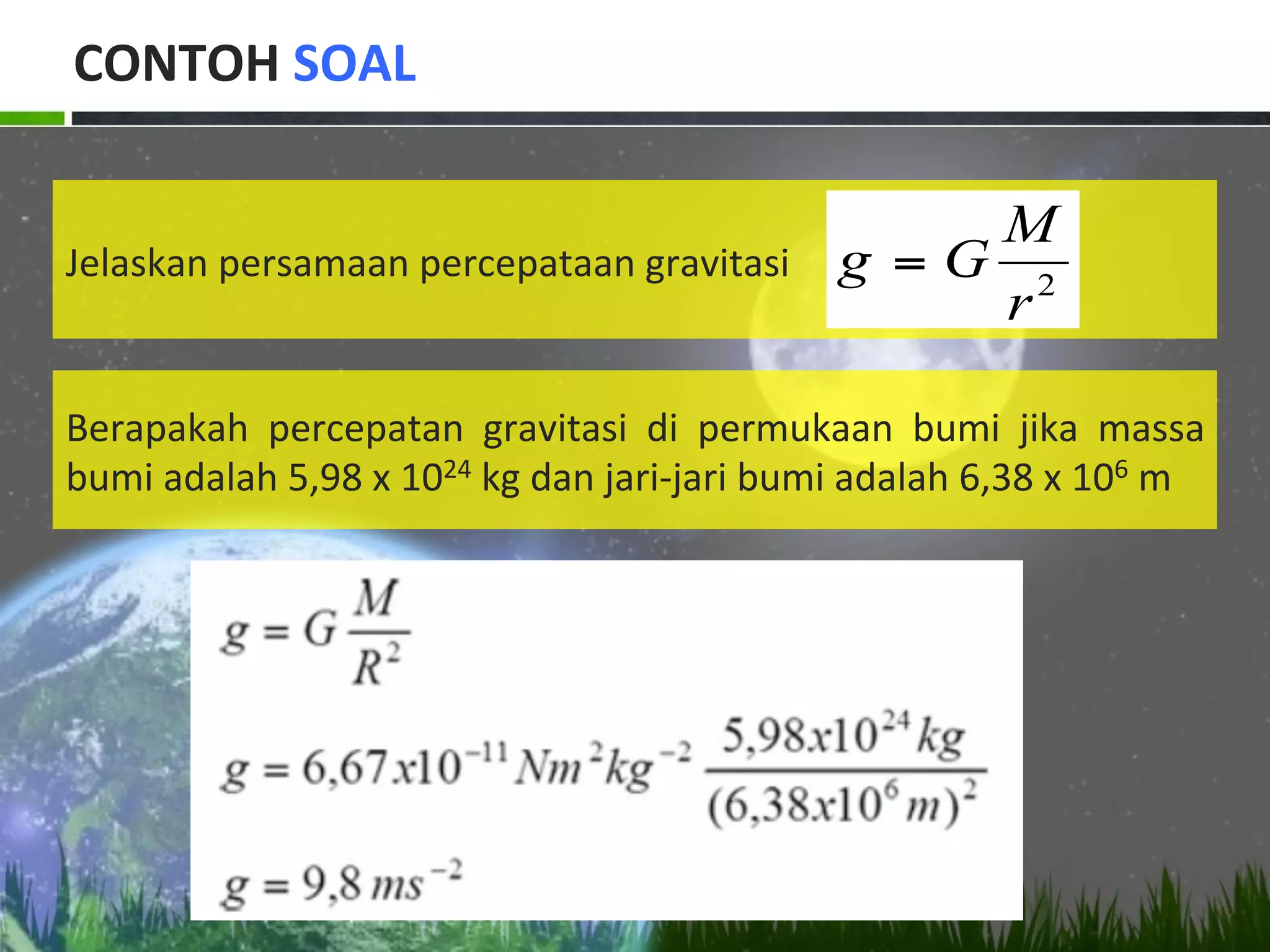 Gaya Gravitasi | PDF