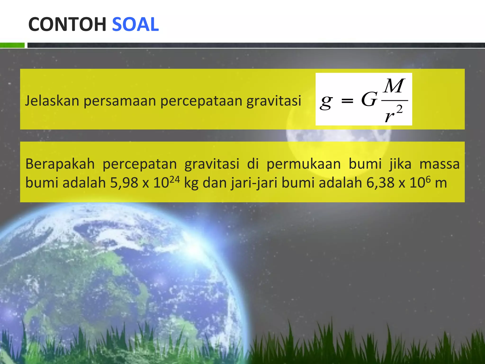 Gaya Gravitasi | PDF