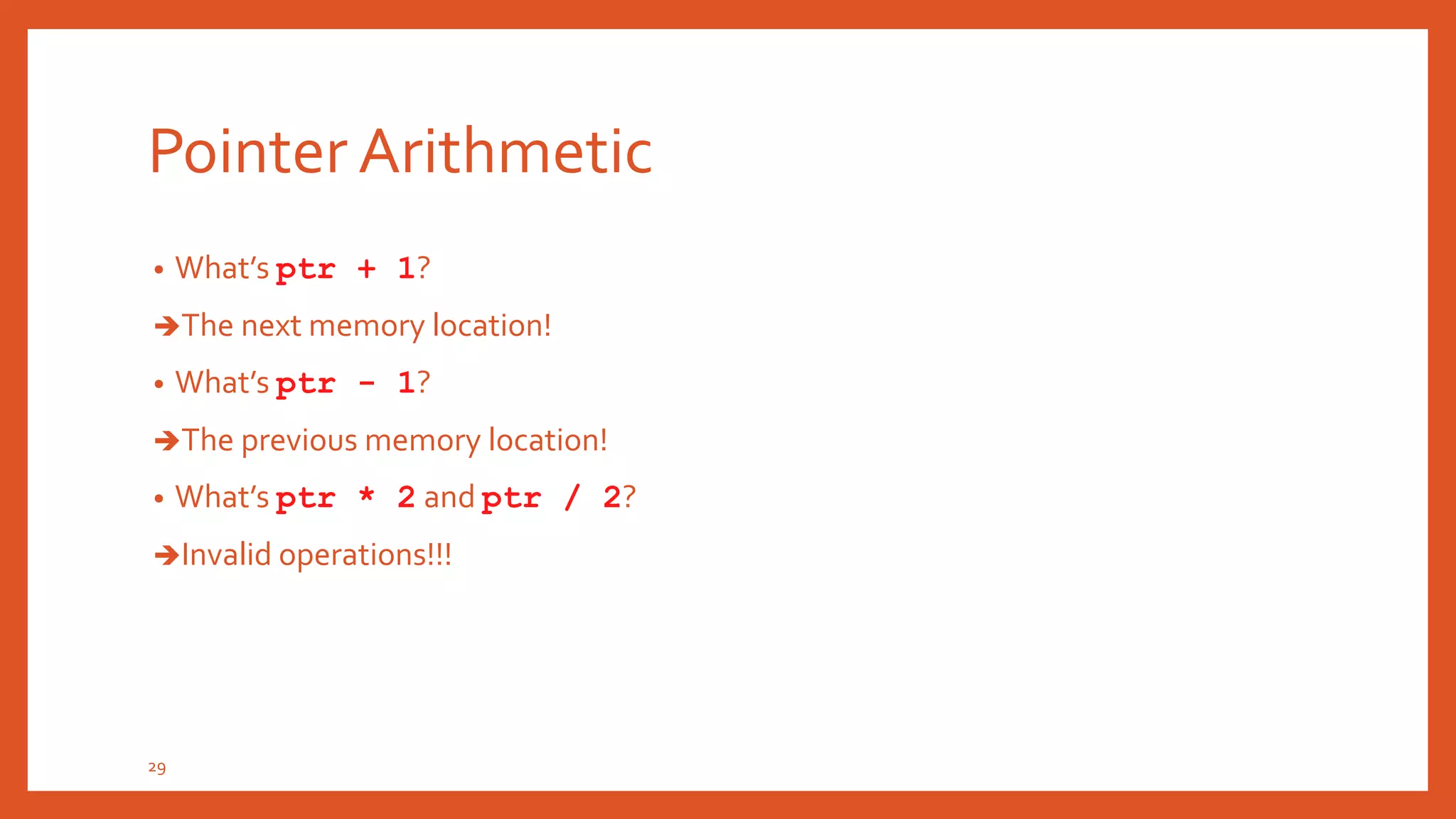 POINTERS IN C | PPTX