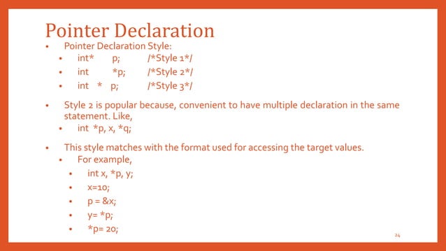 POINTERS IN C | PPTX