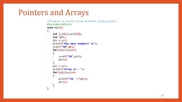 POINTERS IN C | PPTX