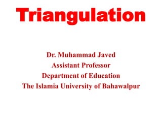 10. triangulation | PPTX