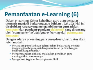 Konsep E-Learning | PPT