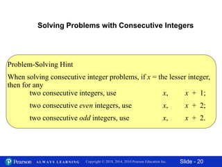 10.4 applications of linear equations | PPTX