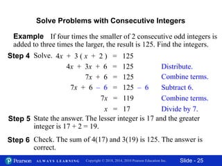 10.4 applications of linear equations | PPTX