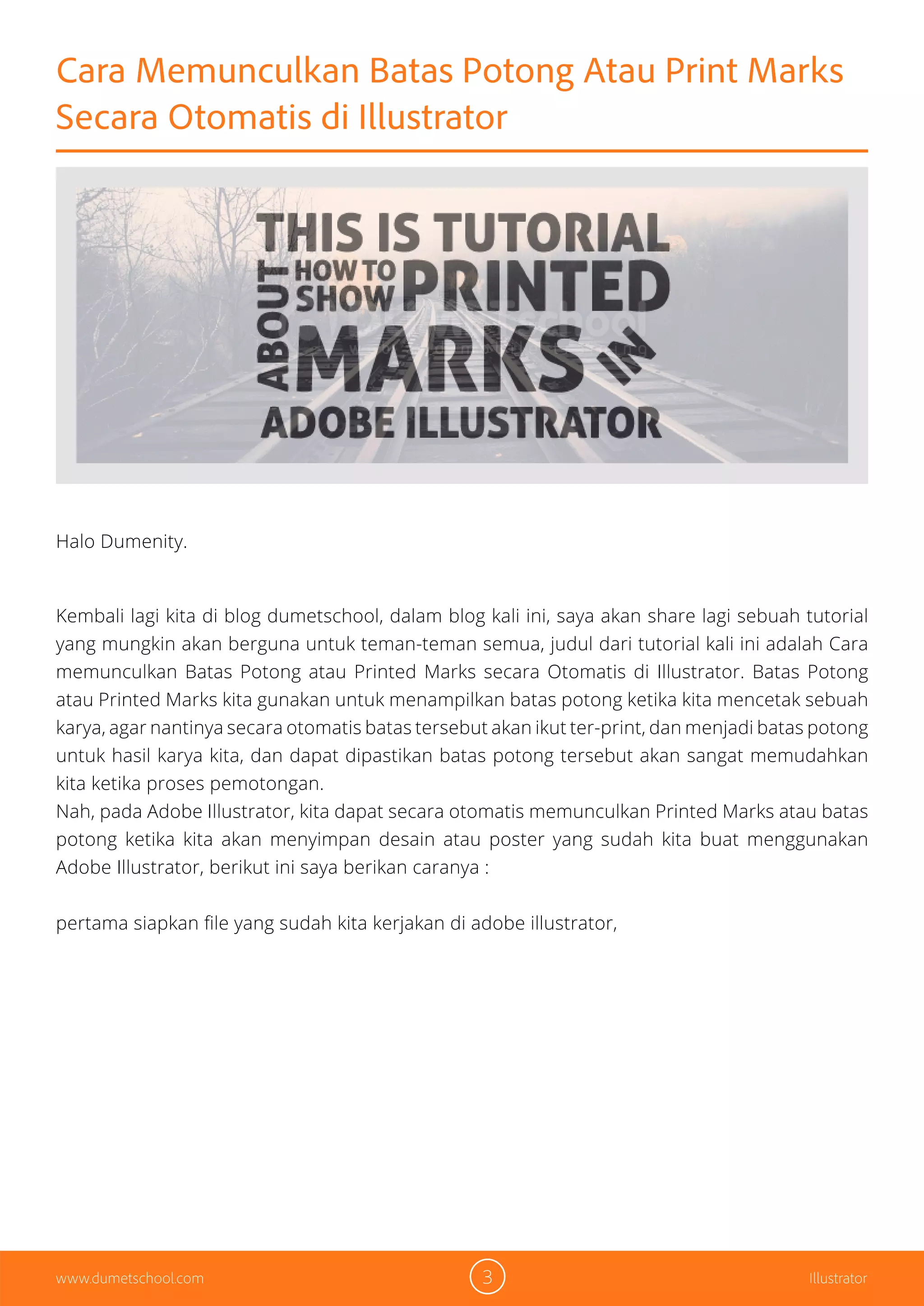 Cara Memunculkan Batas Potong atau Print Marks Secara Otomatis di ...