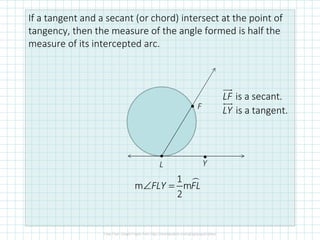 10.2 Angles and Arcs | PPT
