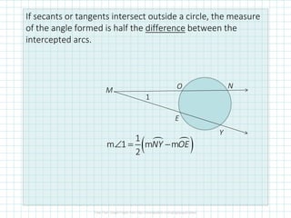 10.2 Angles and Arcs | PPT