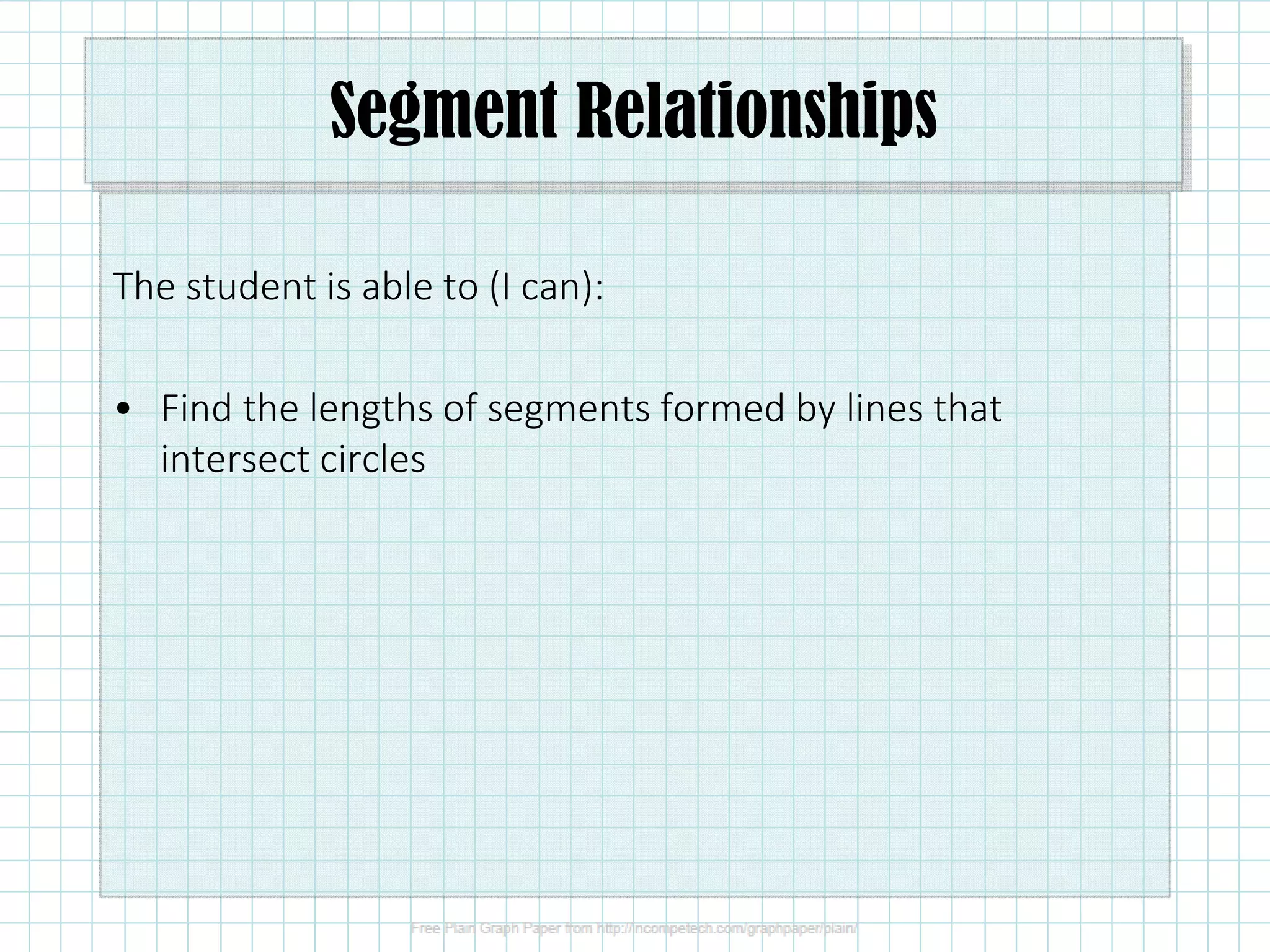 10.4 Segment Relationships | PDF