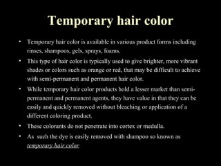 Hair dyes | PPT