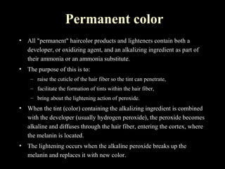 Hair dyes | PPT