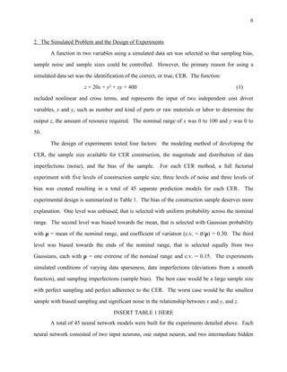 Cost Estimation Predictive Modeling: Regression versus Neural Network | PDF