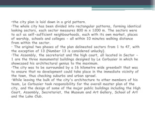 Planning of Chandigarh | PPTX