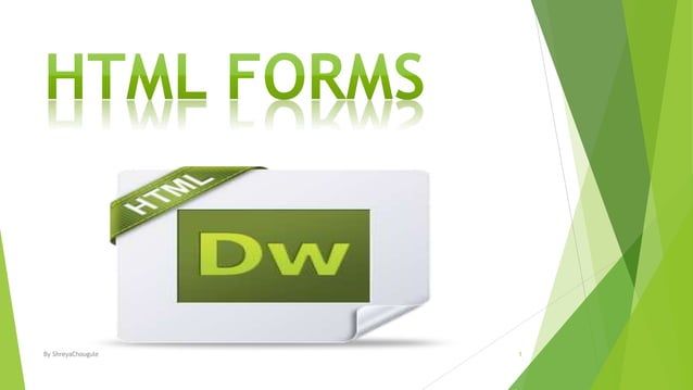 Html form tag | PPTX | Web Design and HTML | Internet