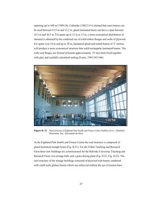 the performance of medium and long span timber roof structure | PDF