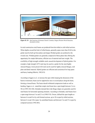 the performance of medium and long span timber roof structure | PDF
