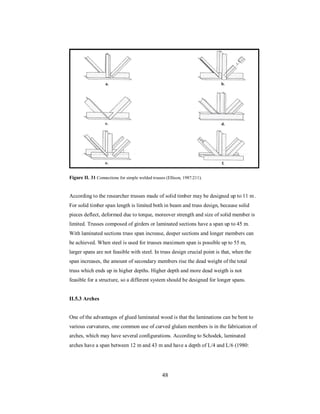 the performance of medium and long span timber roof structure | PDF