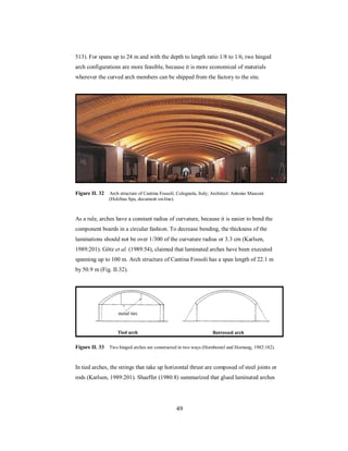 the performance of medium and long span timber roof structure | PDF