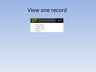 10. view one record | PPTX | Technology & Computing