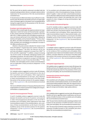 Guideline for the Prevention of Surgical Site Infection, 2017 | PDF