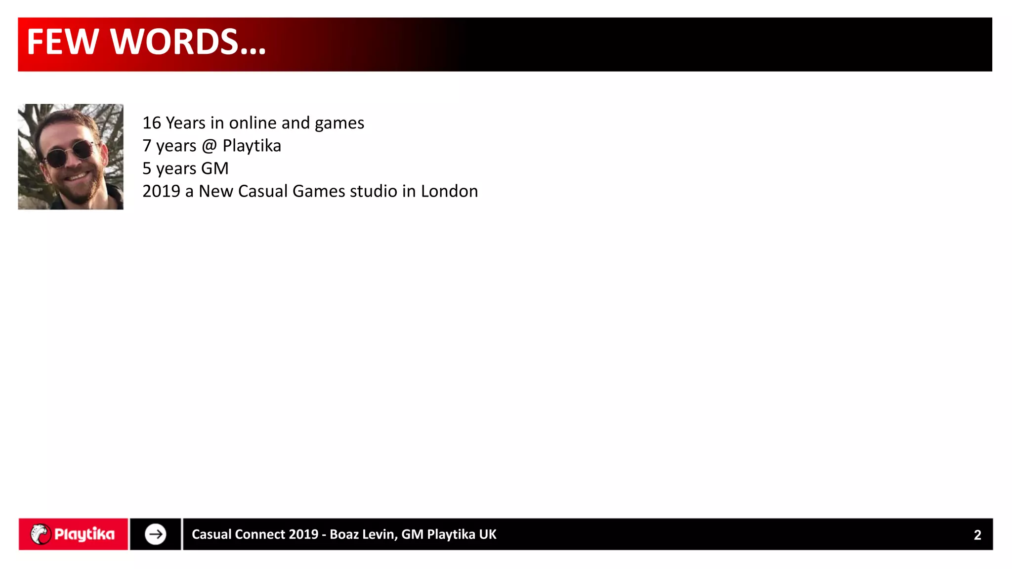 Playtika's growth by change | Boaz Levin | PPT