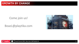 Playtika's growth by change | Boaz Levin | PPT