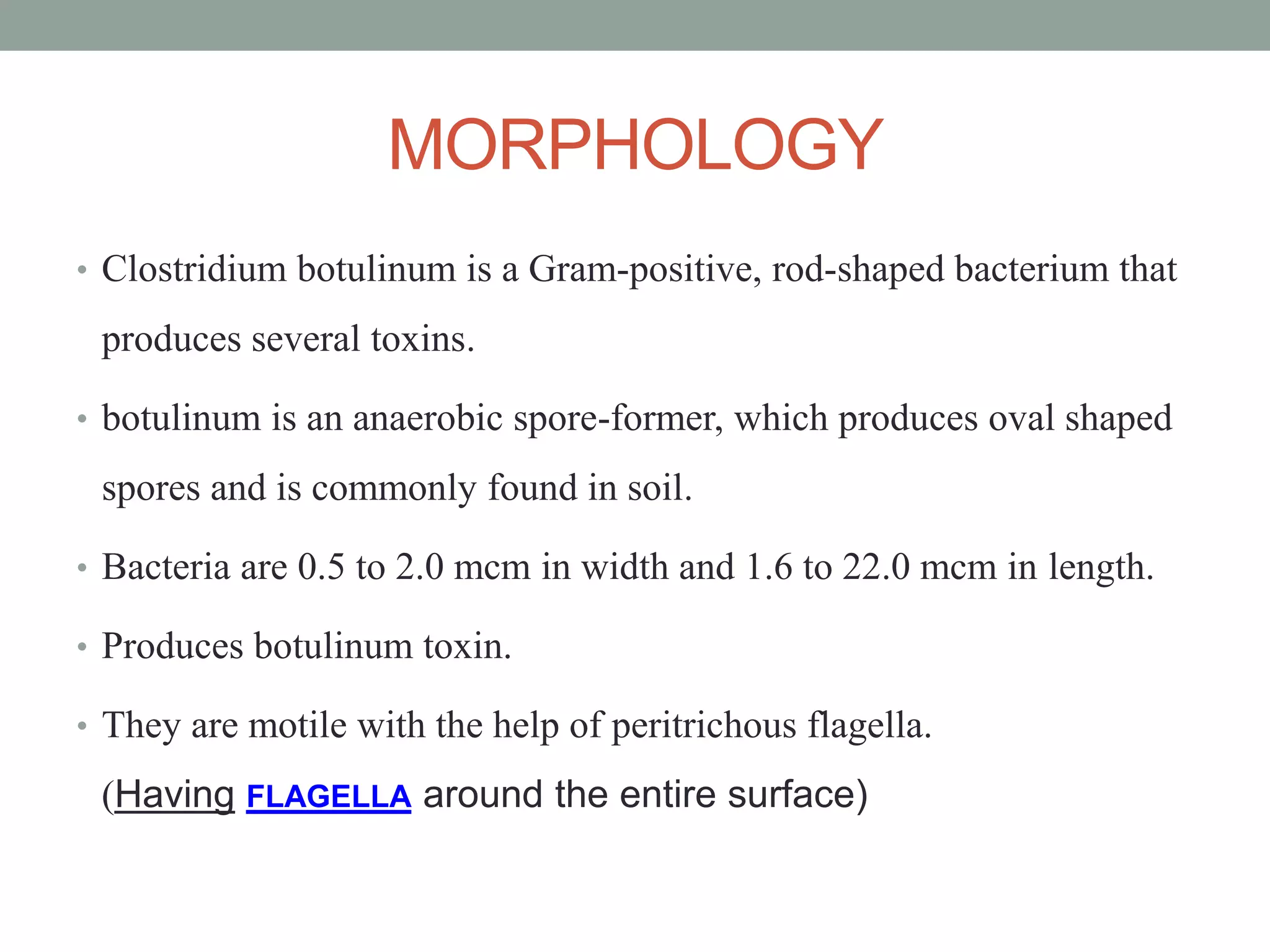 10. clostridium botulinum | PPTX