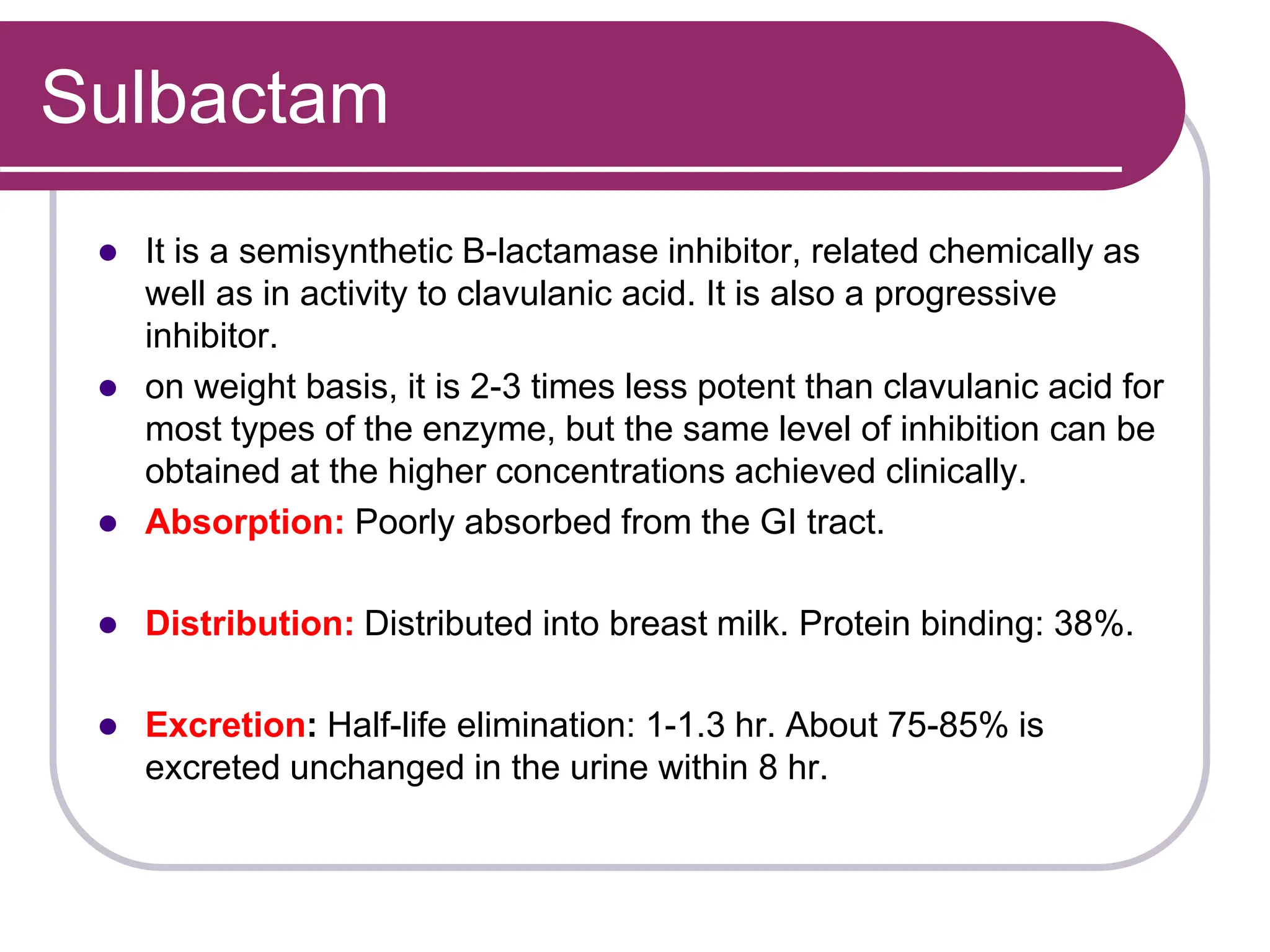 beta lactamase inhibitors from beta lacatum antibiotics | PPT