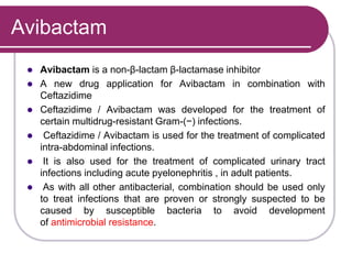 Beta lactamase inhibitors | PPTX