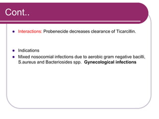 Beta lactamase inhibitors | PPTX