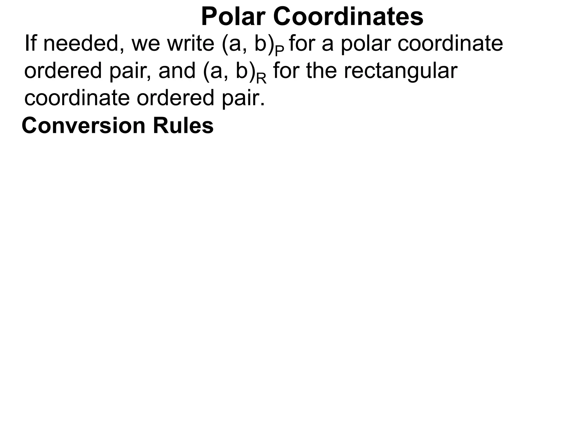 10. polar coordinates x | PPT