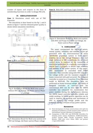 Stability Improvement in Grid Connected Multi Area System using ANFIS Based SVC Controller | PDF