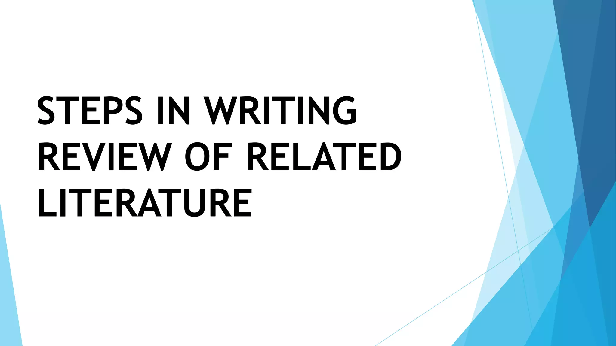 10. review-of-related-literature (1) | PPTX