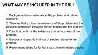 10. review-of-related-literature (1) | PPTX