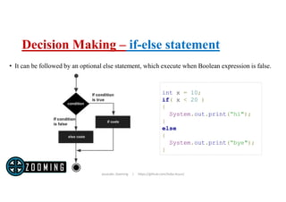 Java decision making | PPT