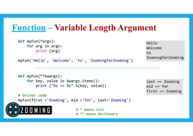 Python Function | PPT