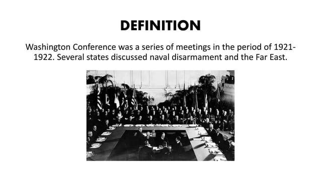 REVISION IGCSE CAMBRIDGE HISTORY: WASHINGTON CONFERENCE | PPTX