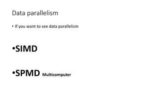 Data Parallel and Object Oriented Model | PPTX