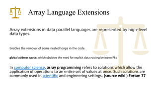 Data Parallel and Object Oriented Model | PPTX