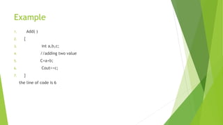 Line Of Code(LOC) In Software Engineering By NADEEM AHMED FROM DEPALPUR ...