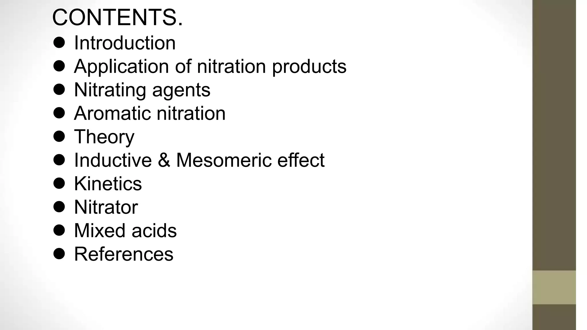 Nitration as per M.pharm syllabus of PCI | PPTX