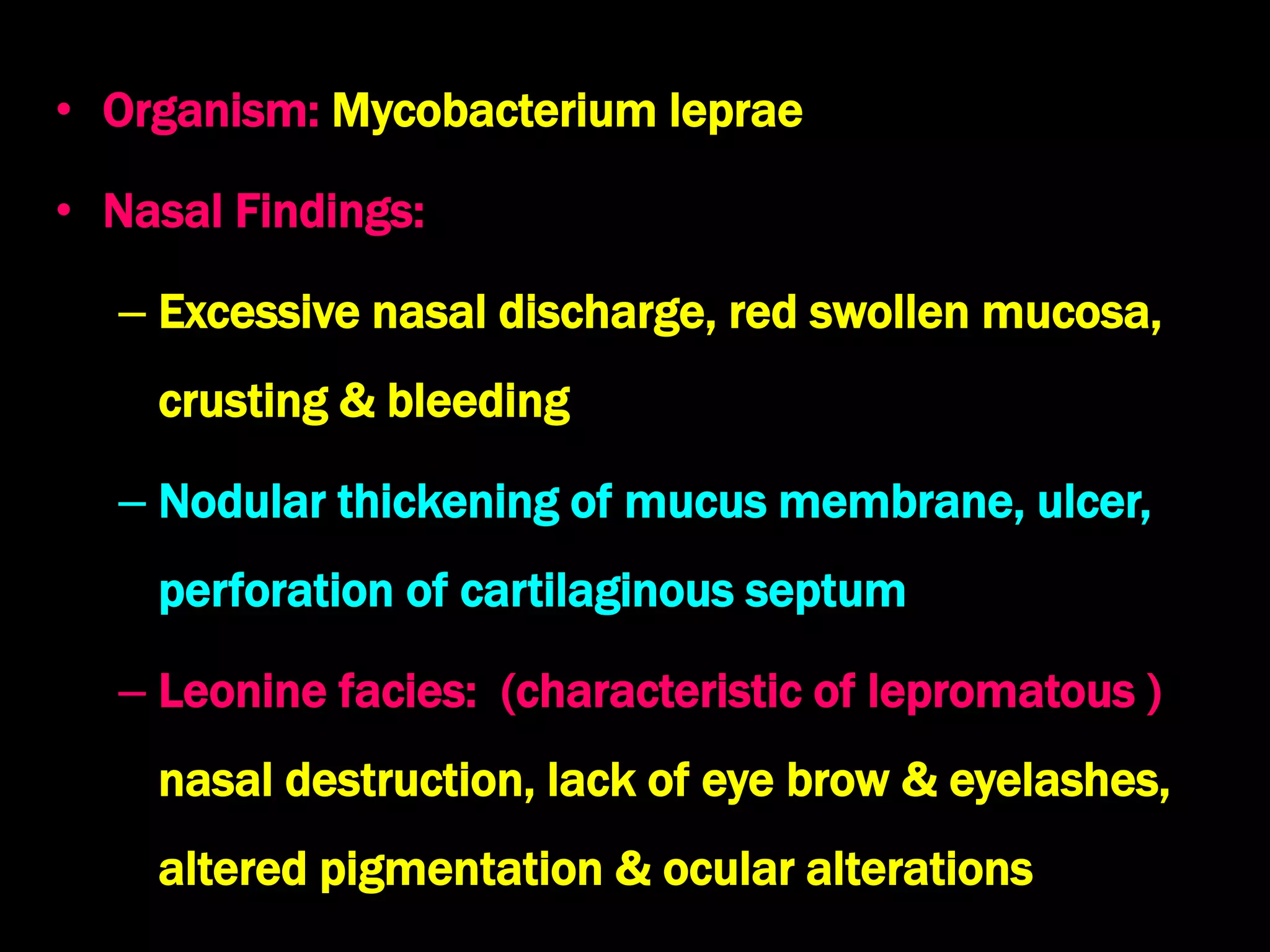 Granulomatous diseases of nose | PPT