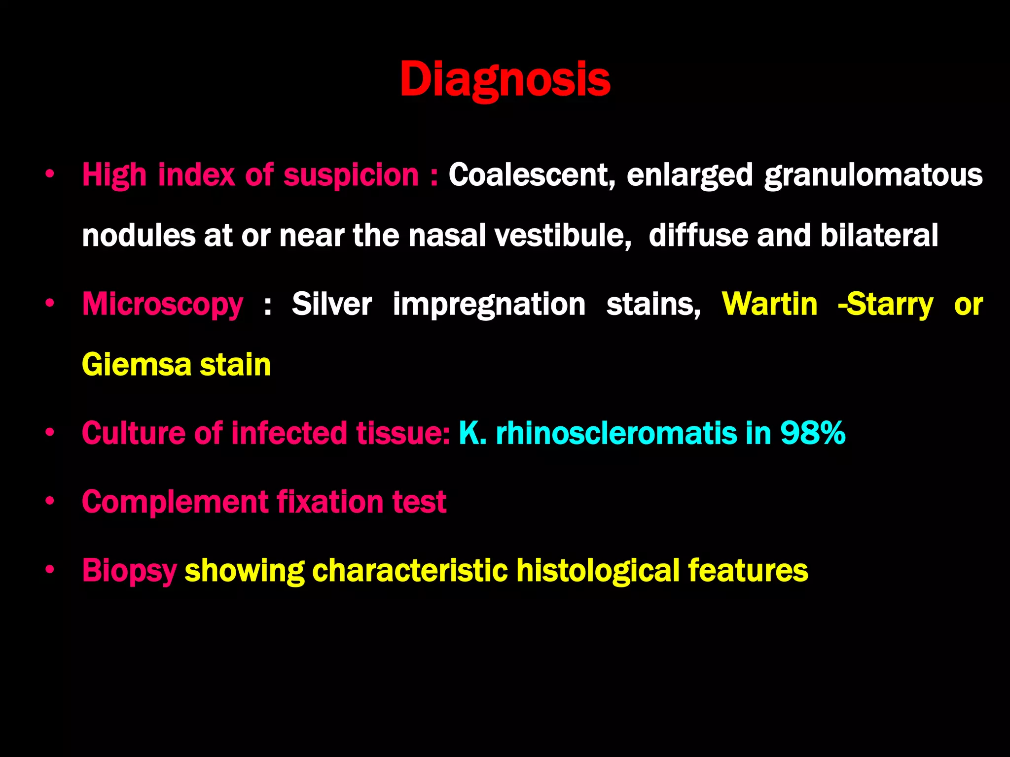 Granulomatous diseases of nose | PPT